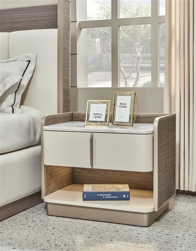 Urban Oasis Brown Night Stand Table - Al Rugaib Furniture