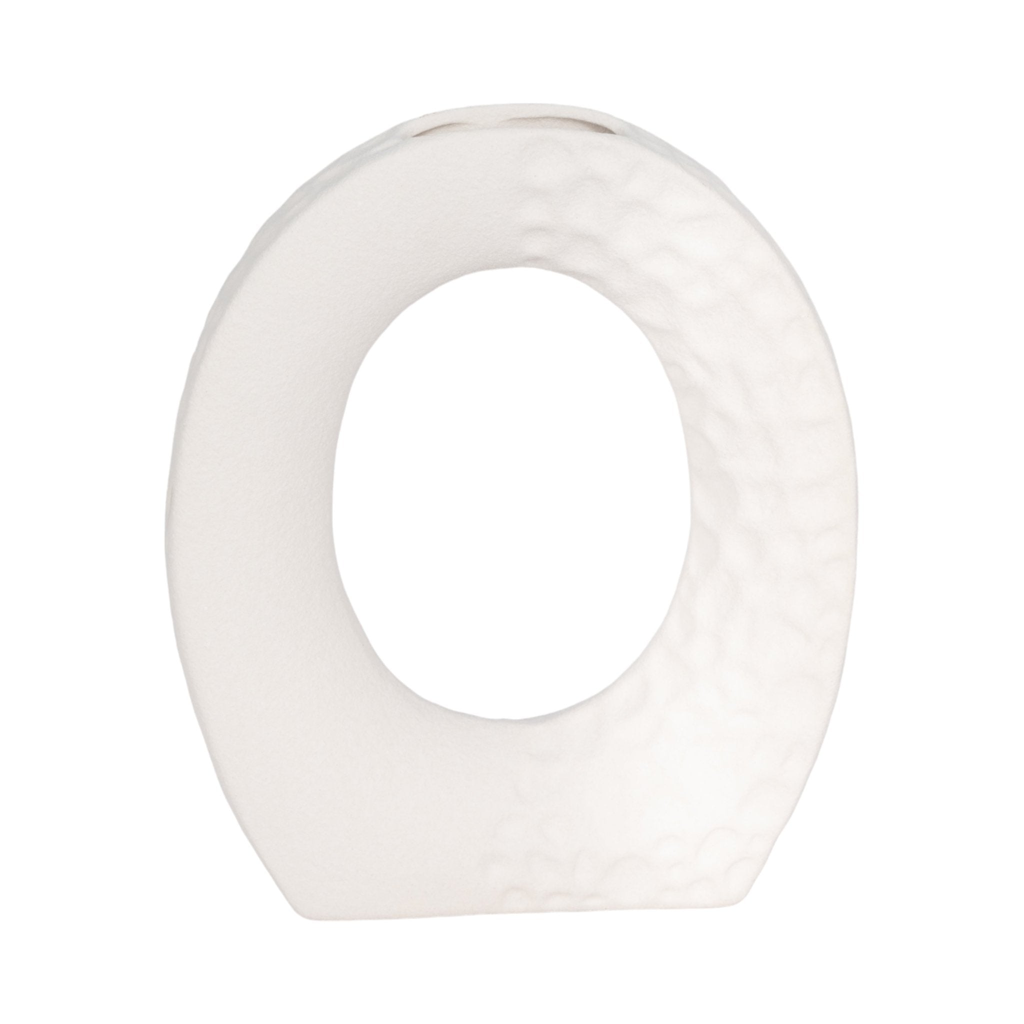 10" Rough Finish Open Cut-out With Vase Opening, W - Al Rugaib Furniture