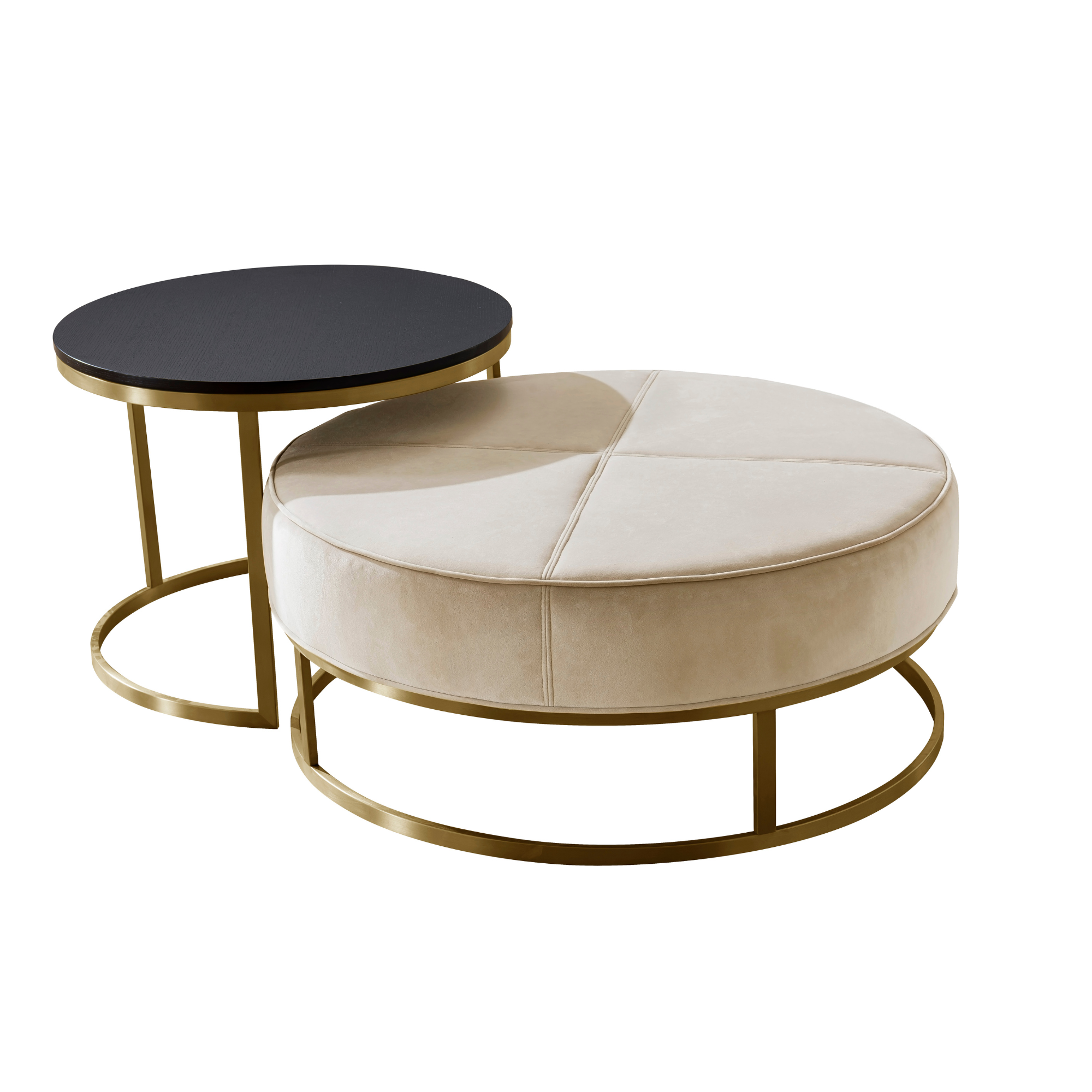 Dana Ottoman+Table set - Al Rugaib Furniture