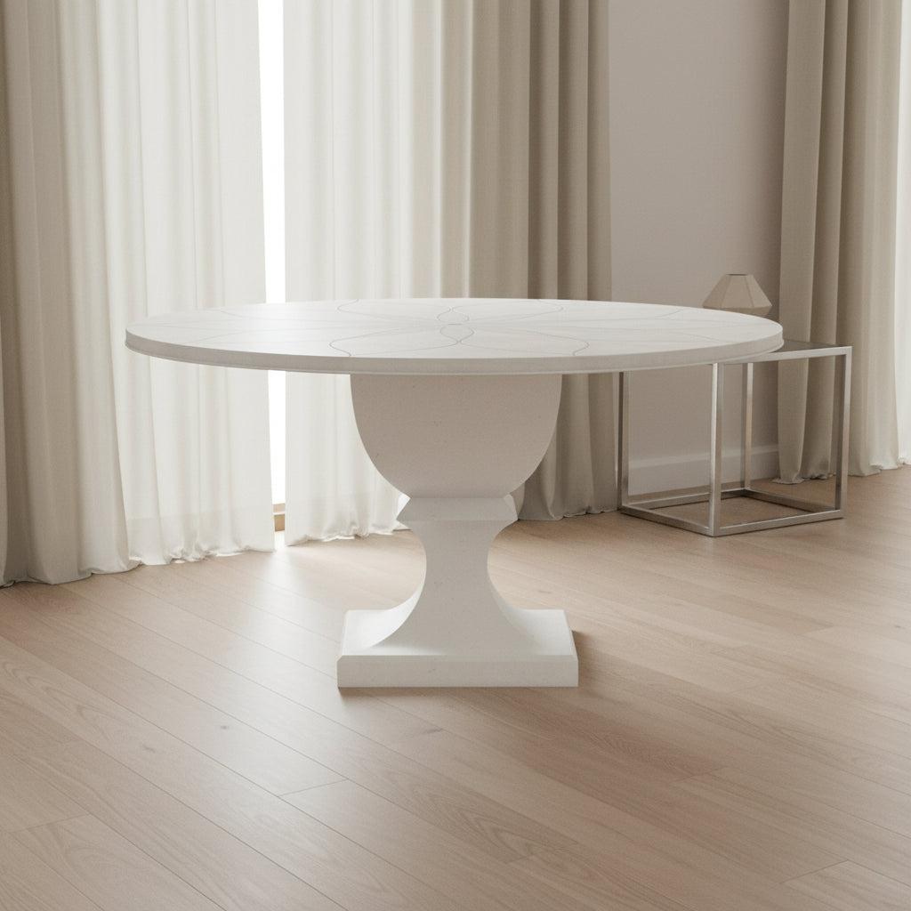 325 - Mezzanine-Round Dining Table - Al Rugaib Furniture