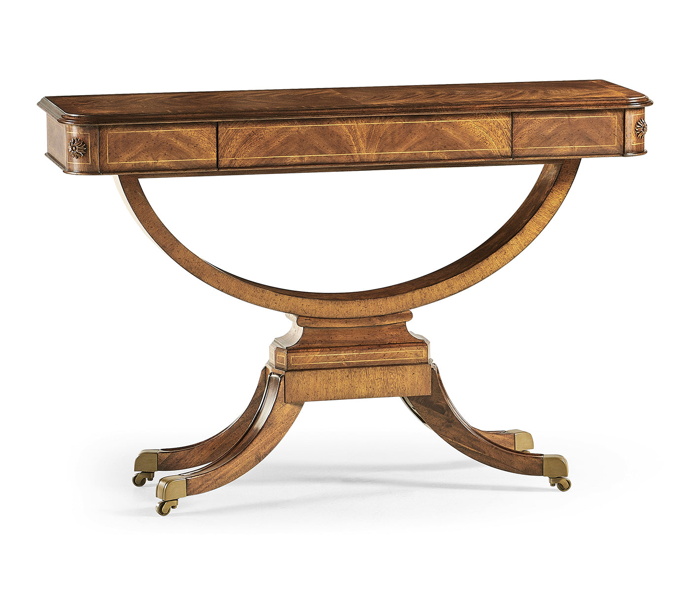 Windsor Collection - Biedermeier Crotch Walnut Side Table - Al Rugaib ...