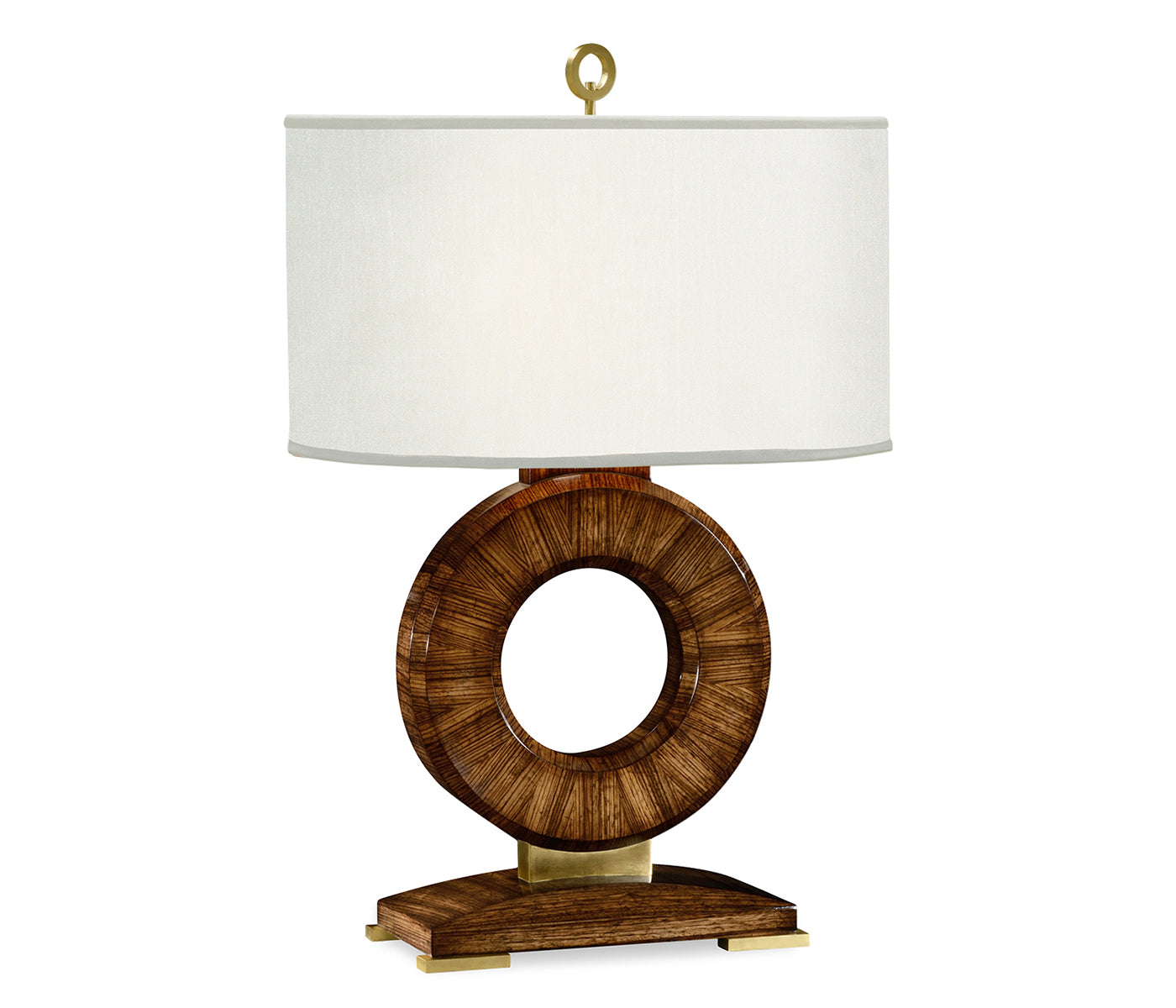 JC Modern - Cosmo Collection - Porthole Zebrano Table Lamp - Al Rugaib ...