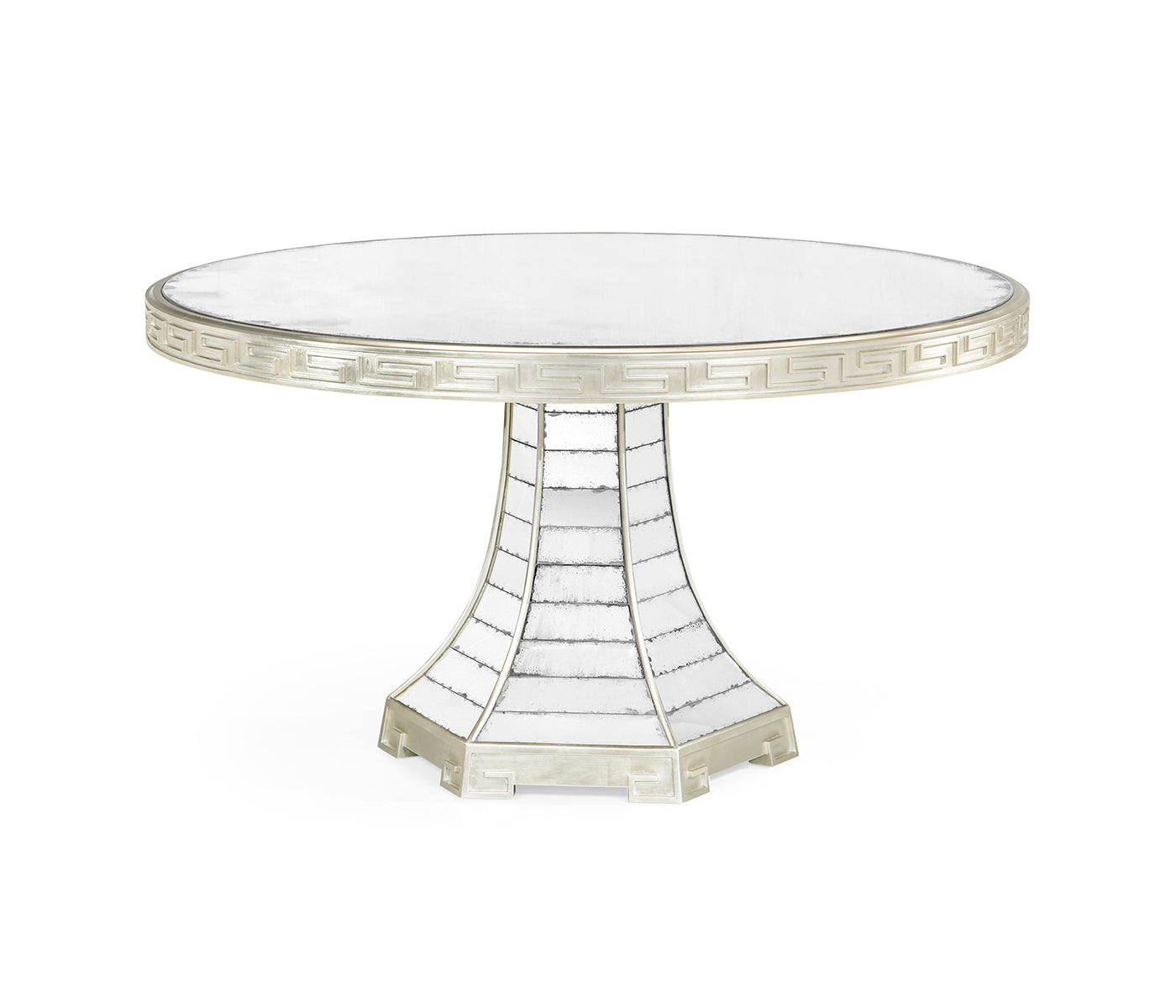 JC Modern - Eclectic Collection - Round Greek Key Dining Table - Al ...
