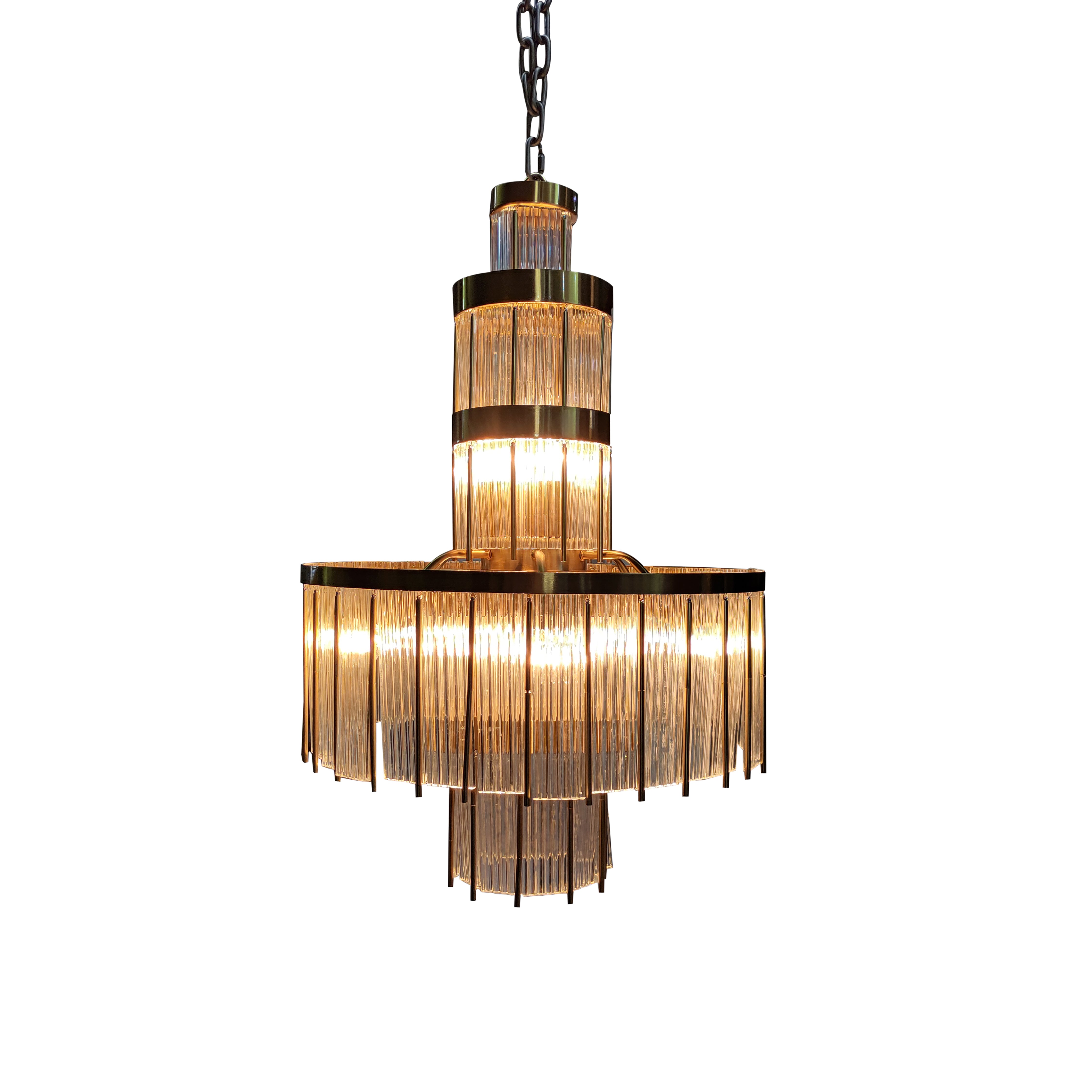 29" H METAL+CRYSTAL CHANDELIER – Al Rugaib Furniture