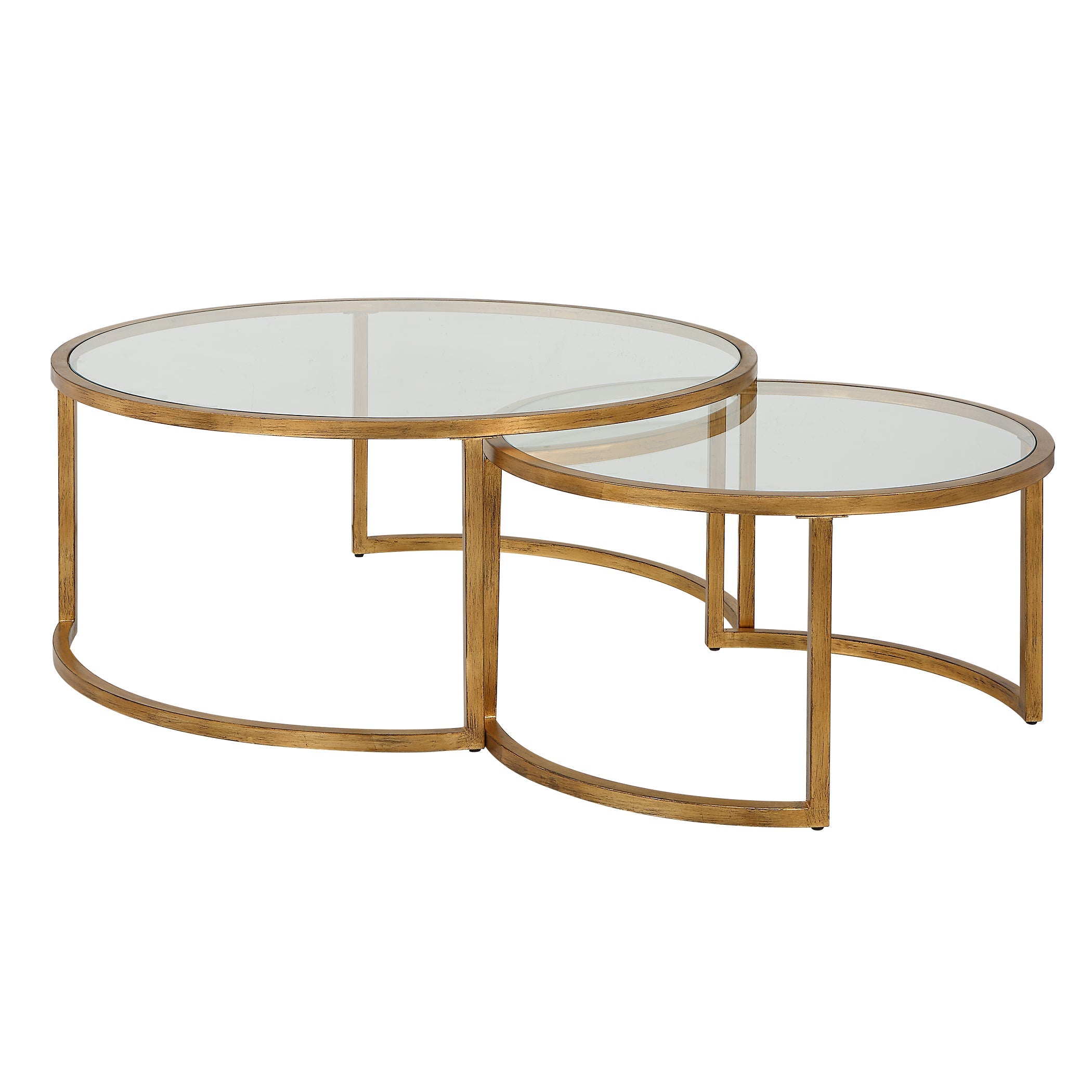 Rhea Nesting Coffee Tables, S/2 - Al Rugaib Furniture