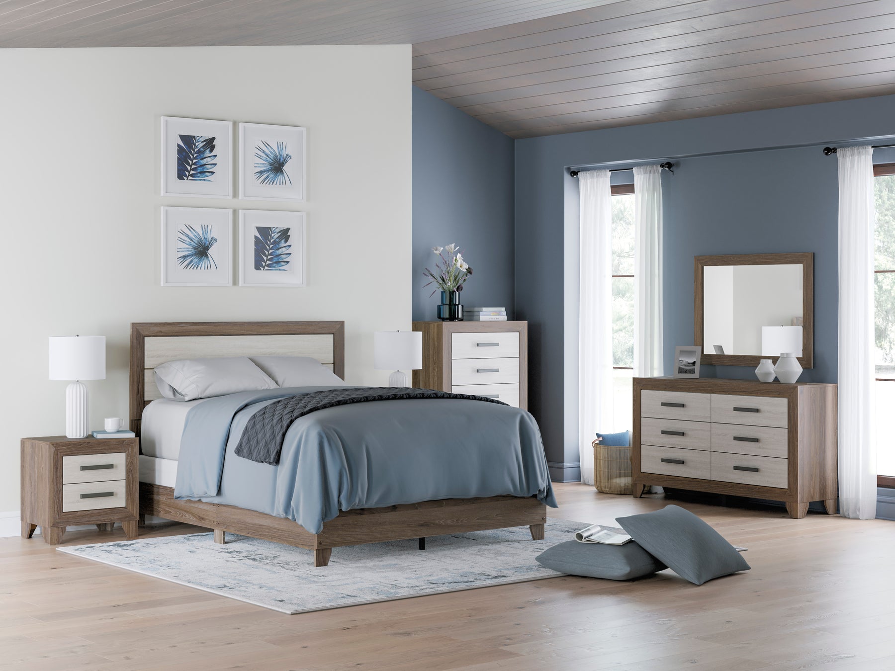 Sharnari King Panel Bedroom – Al Rugaib Furniture