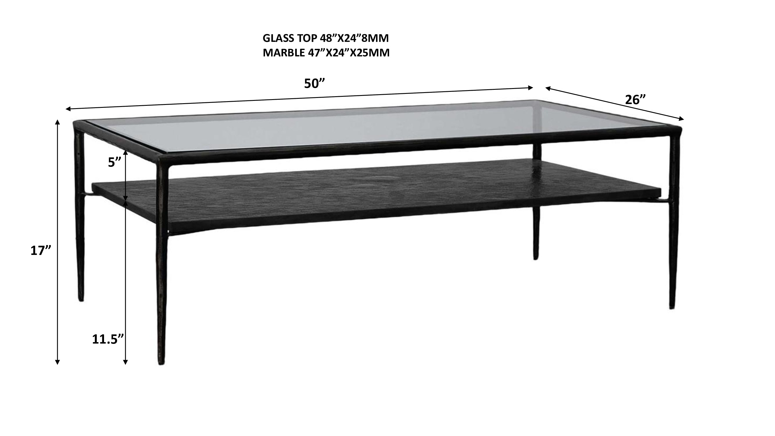 Collectors Coffee Table - Al Rugaib Furniture