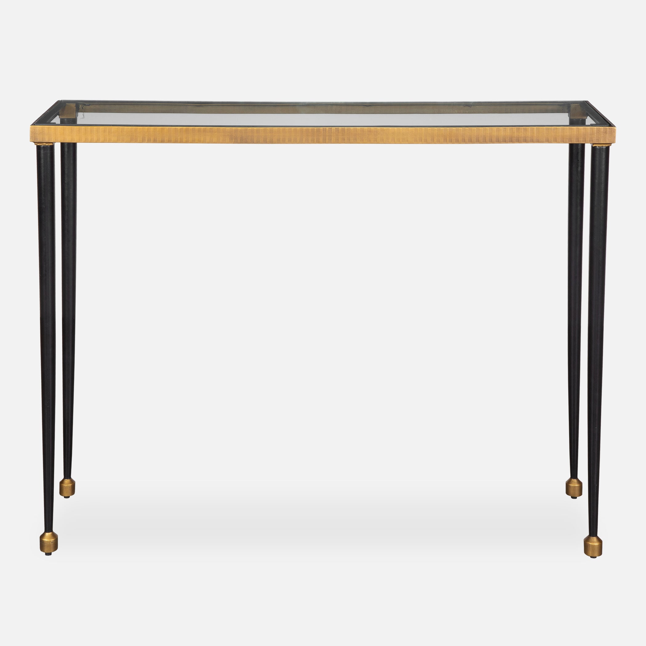 Uttermost Stiletto Antique Gold Console Table – Al Rugaib Furniture