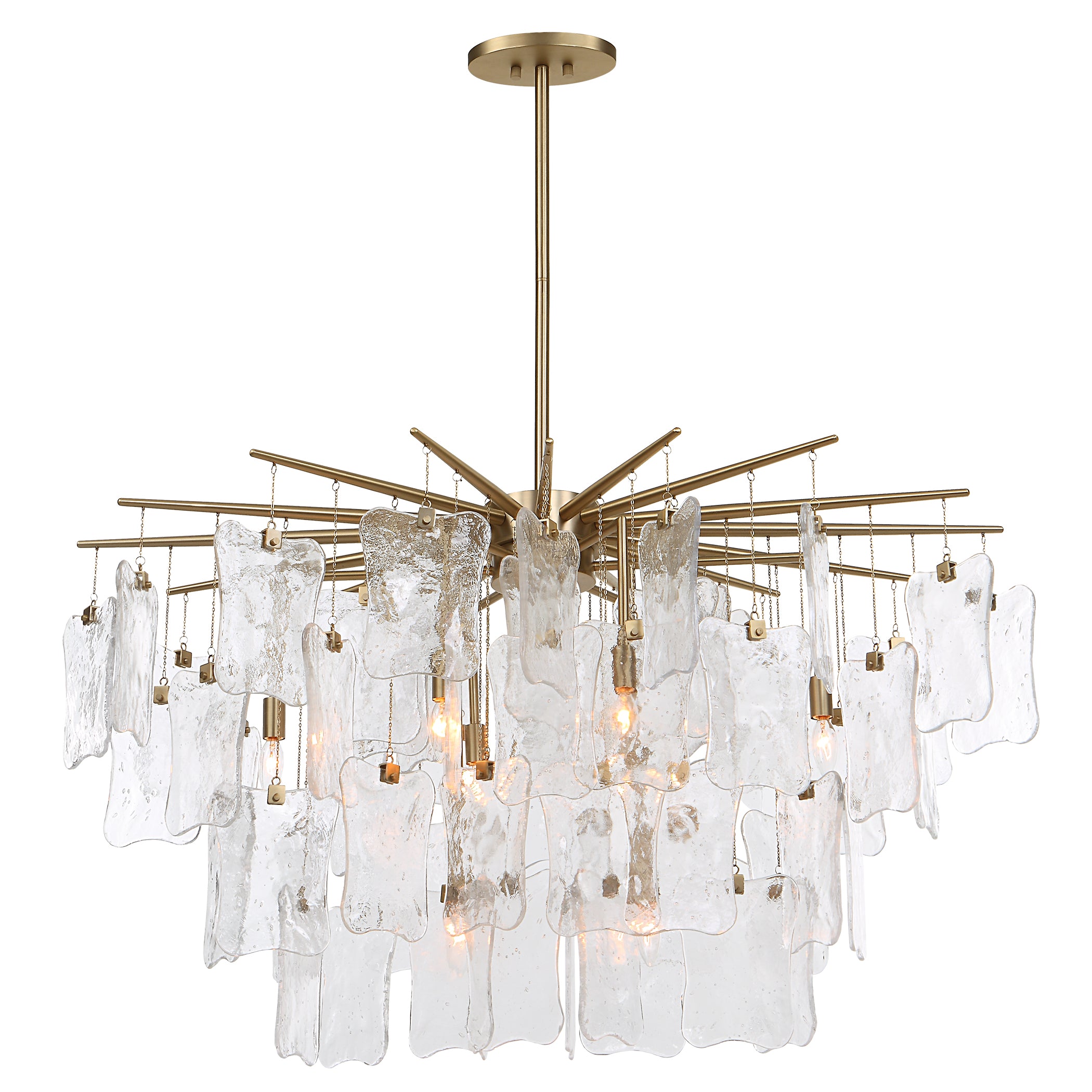 Seeded Shield, 8 Lt Chandelier - Al Rugaib Furniture
