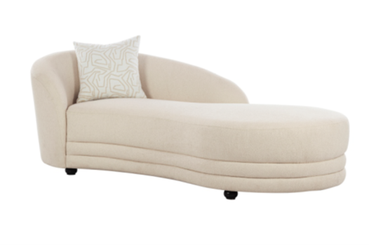 Davos Off White Chaise – Al Rugaib Furniture