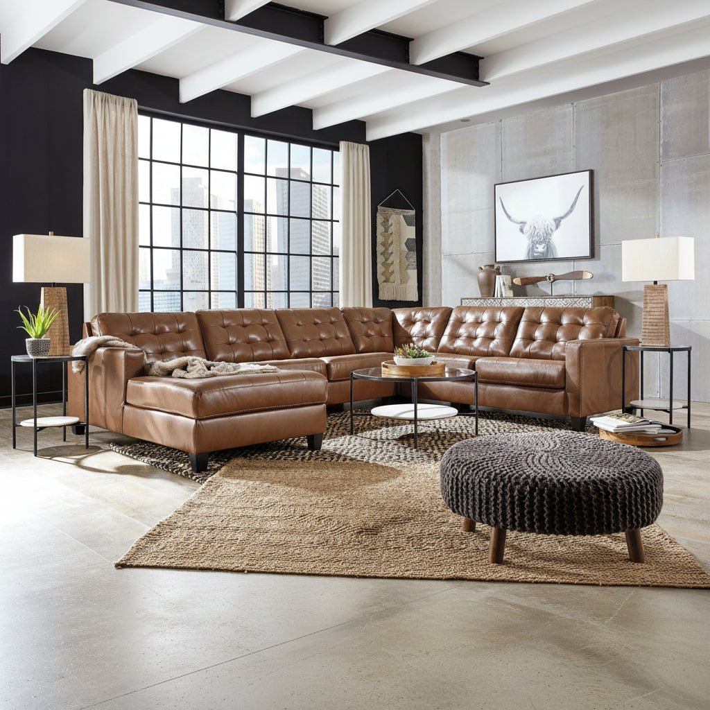 Baskove 4-Piece Sectional with Chaise - Al Rugaib Furniture