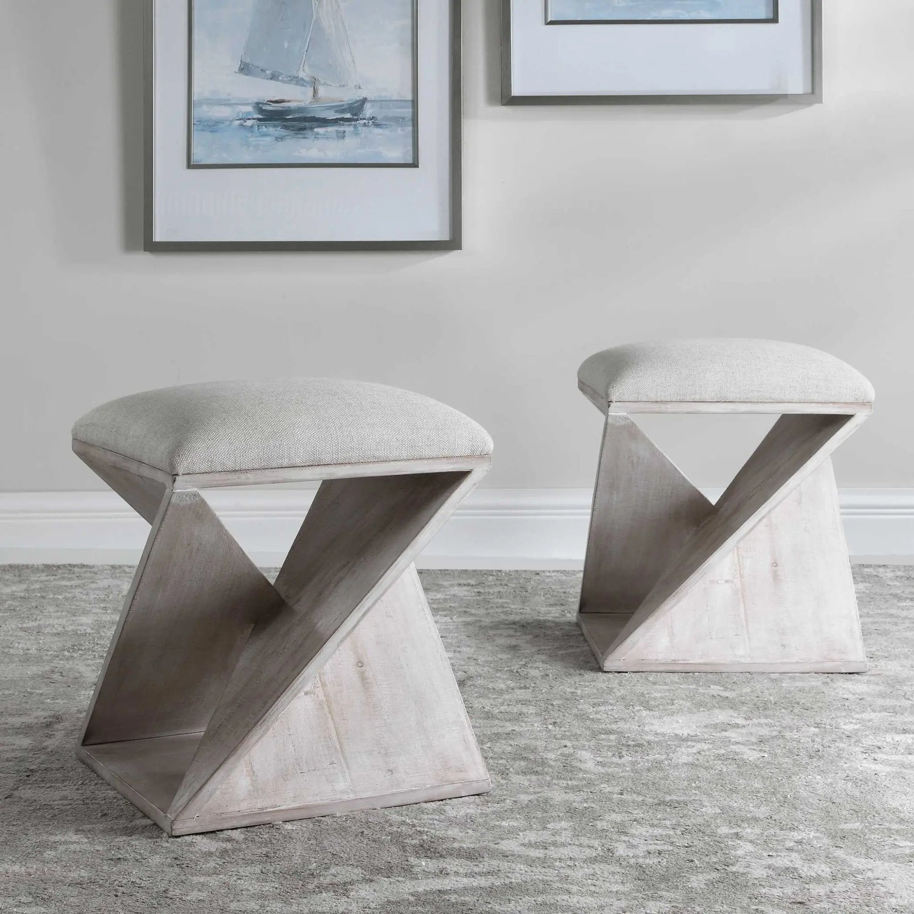 Benue Accent Stool – Al Rugaib Furniture