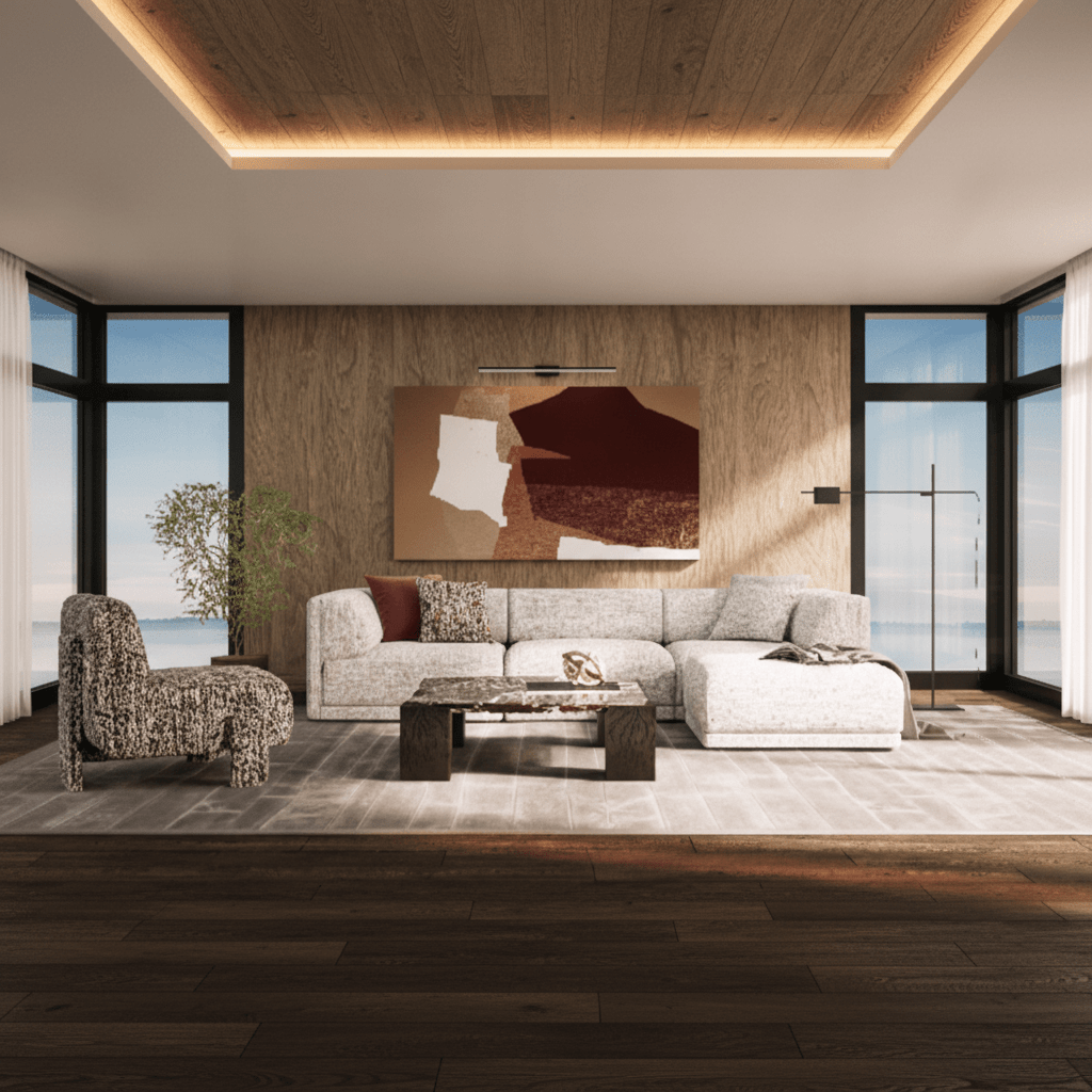 Calla Red Marble Coffee Table - Al Rugaib Furniture