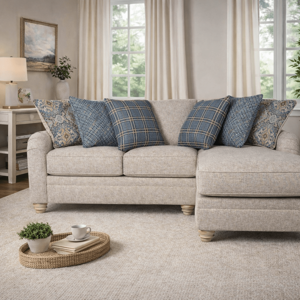 Huntsworth 2-Piece Sectional with RAF Chaise - Al Rugaib Furniture