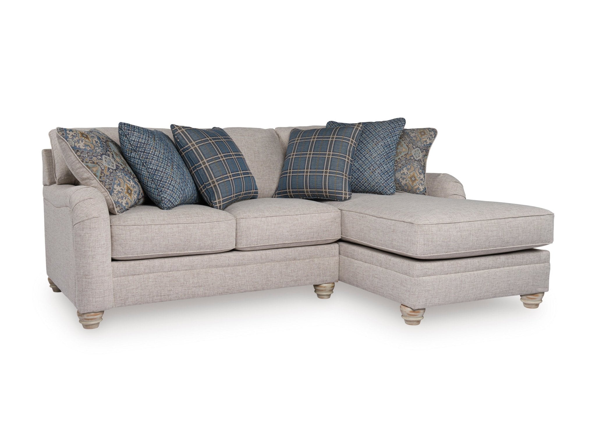 Huntsworth 2-Piece Sectional with RAF Chaise - Al Rugaib Furniture