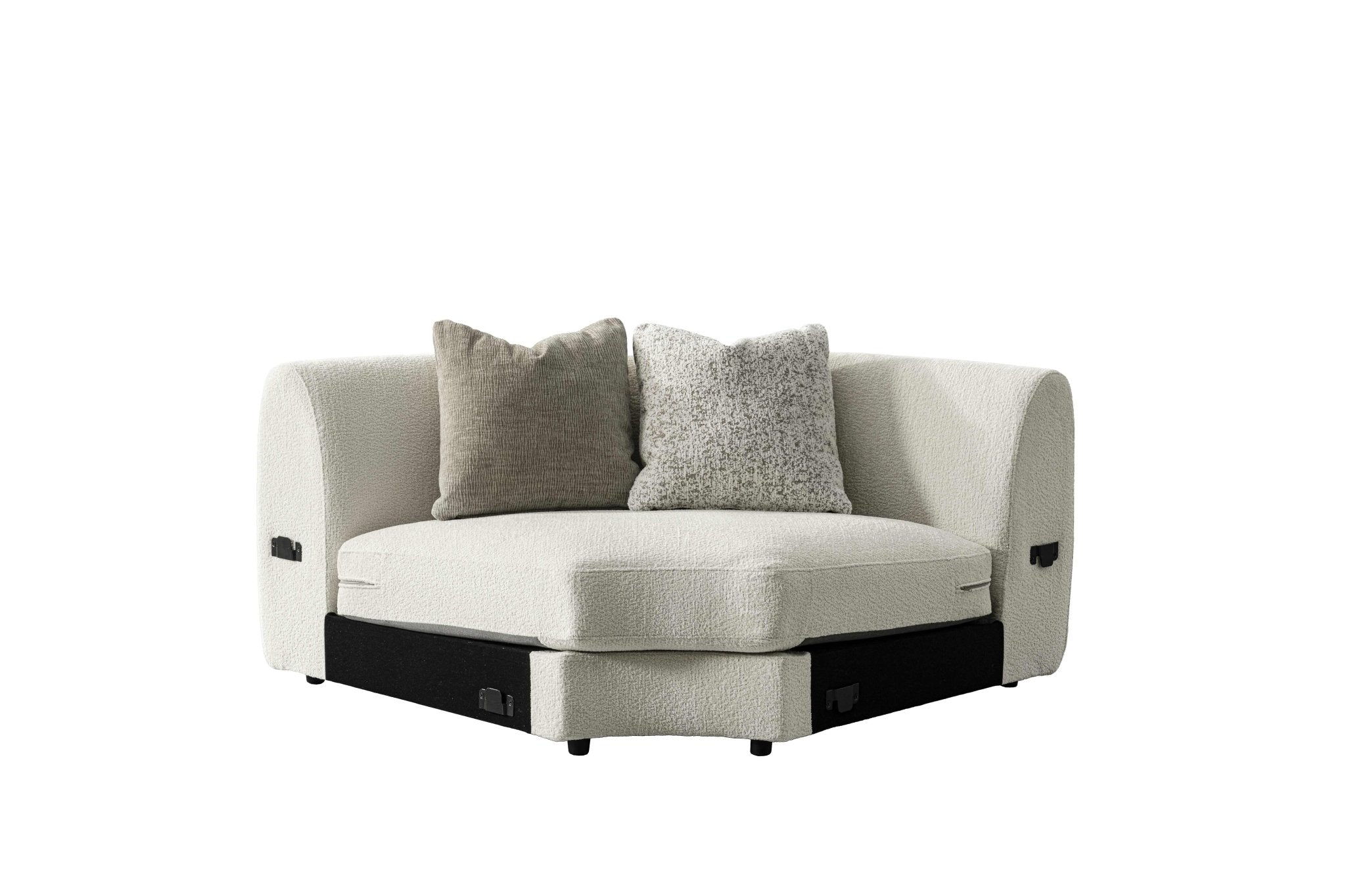 Monaco Beige Corner - Al Rugaib Furniture