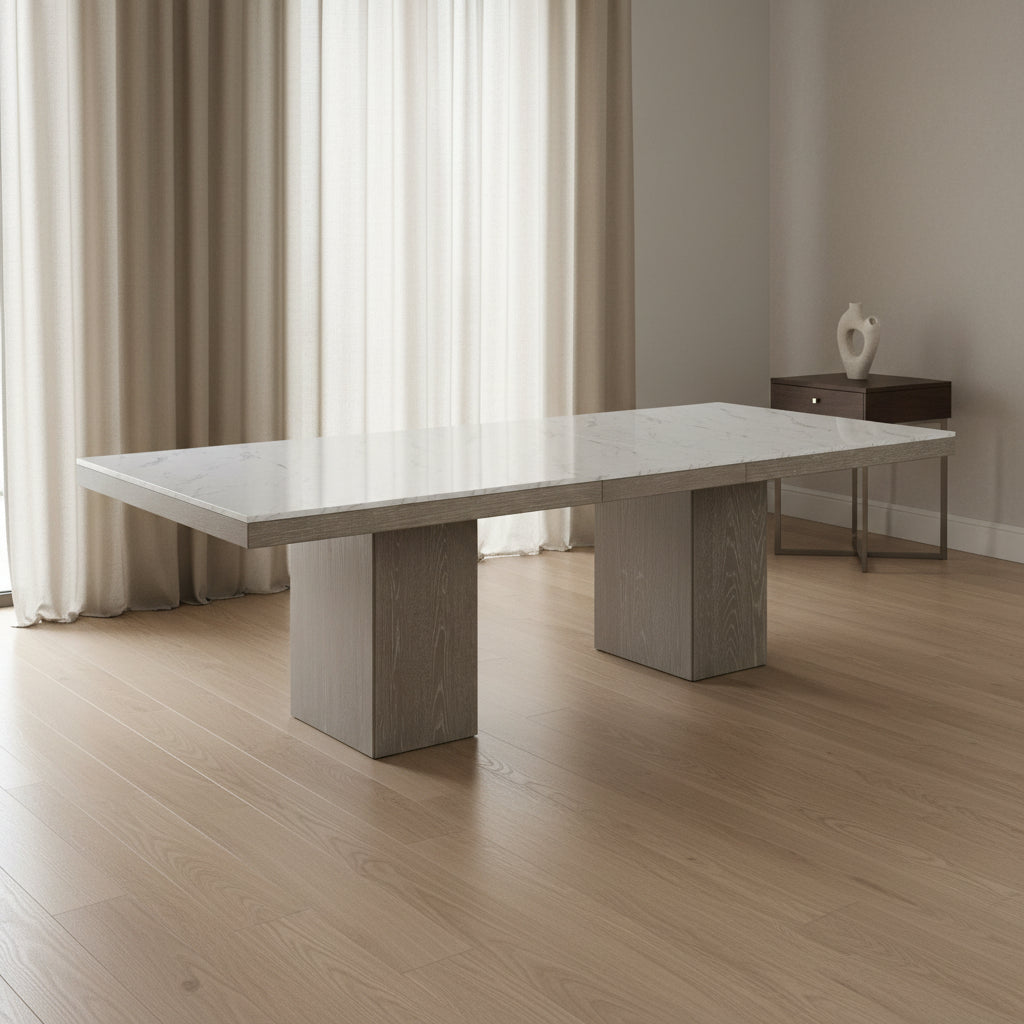 RECT DINING ROOM EXT TABLE - Al Rugaib Furniture