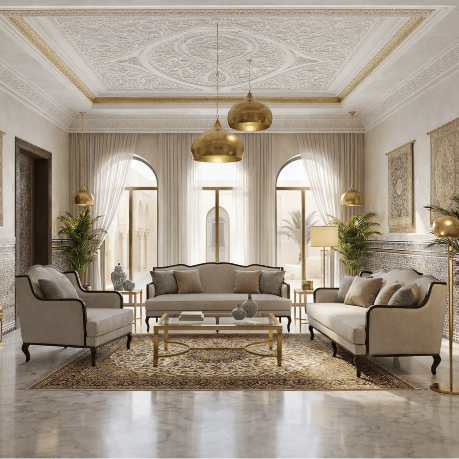 Shoug Grey Sofa Set - Al Rugaib Furniture