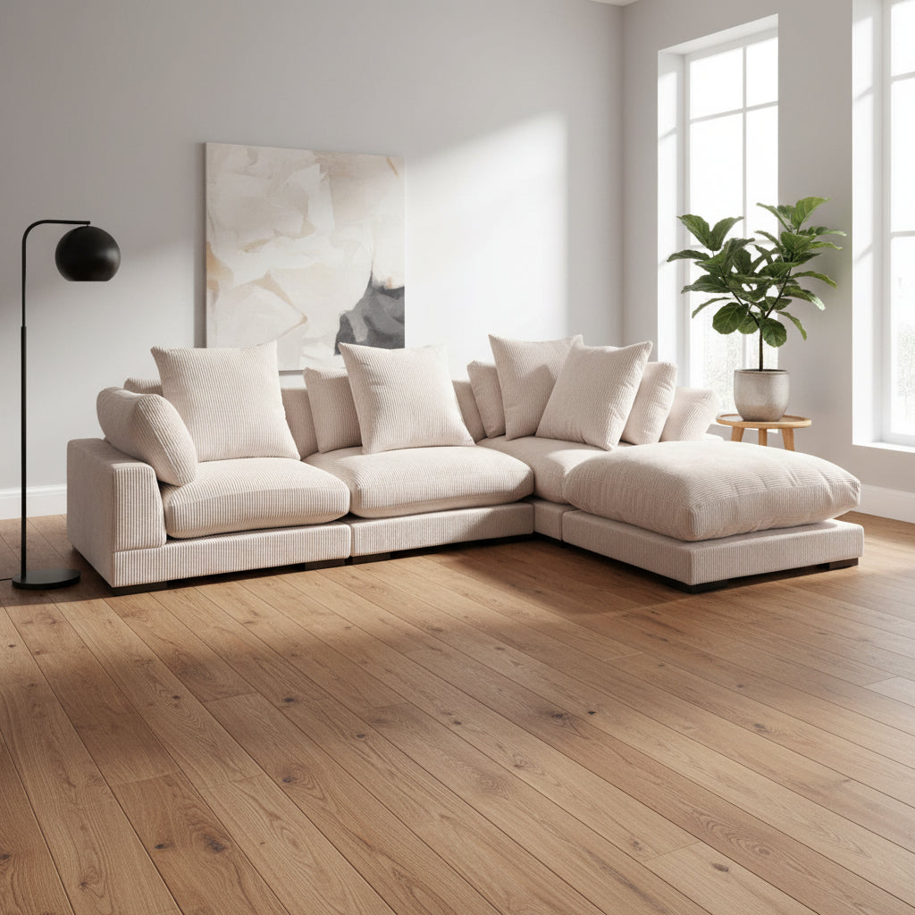 Tumble Dream Modular Sectional Cappuccino - Al Rugaib Furniture