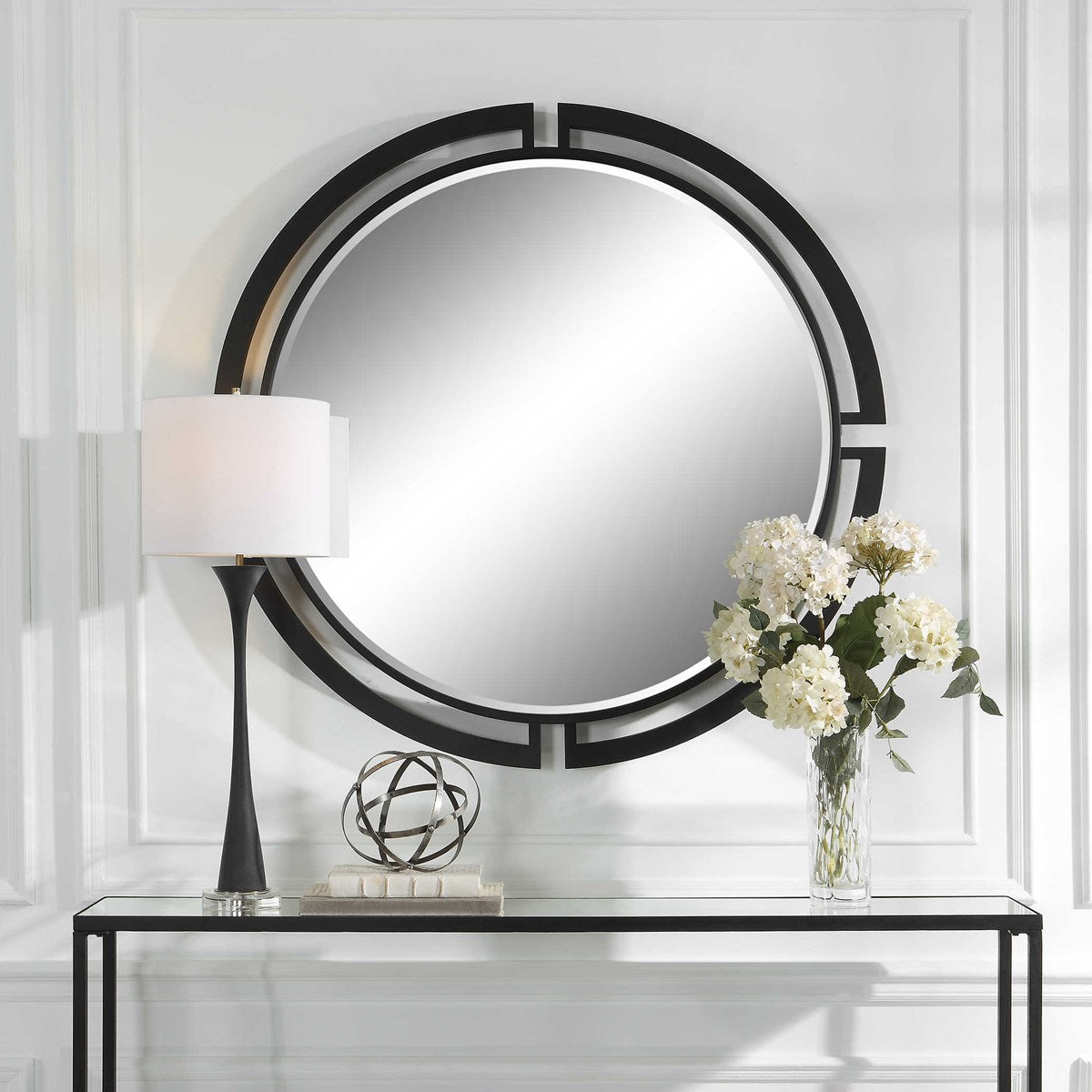 Quadrant Round Mirror – Al Rugaib Furniture