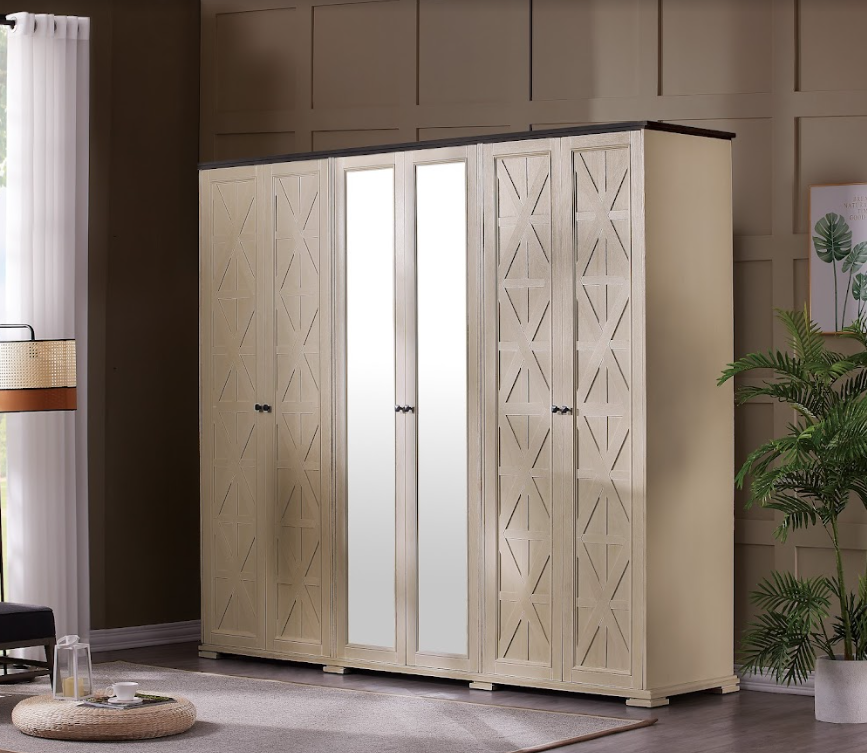 Off White Wardrobe – Al Rugaib Furniture