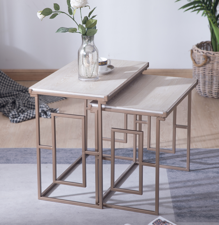 Woodtop Rectangle Table Set - Al Rugaib Furniture