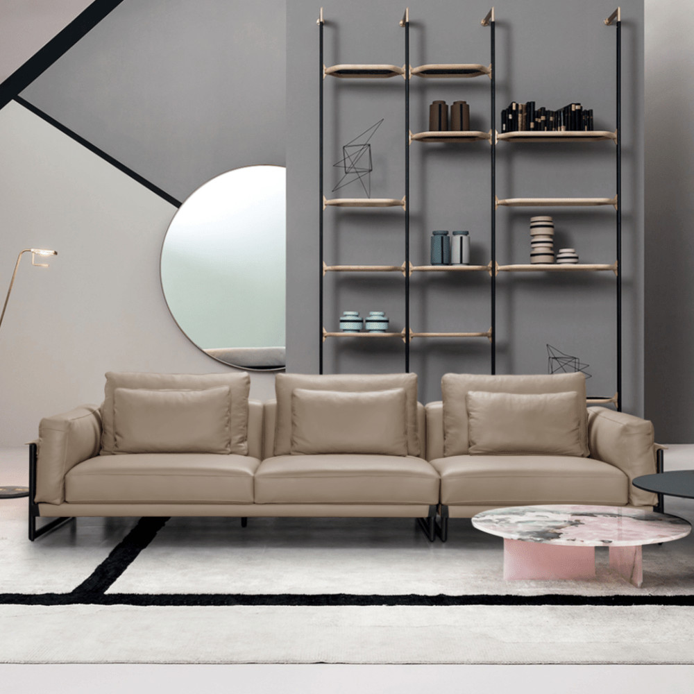 Frost Light Beige Sofas (324cm) - Al Rugaib Furniture